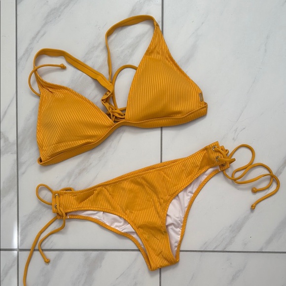 PINK Victoria's Secret | Swim | Yellow Bikini Set | Poshmark